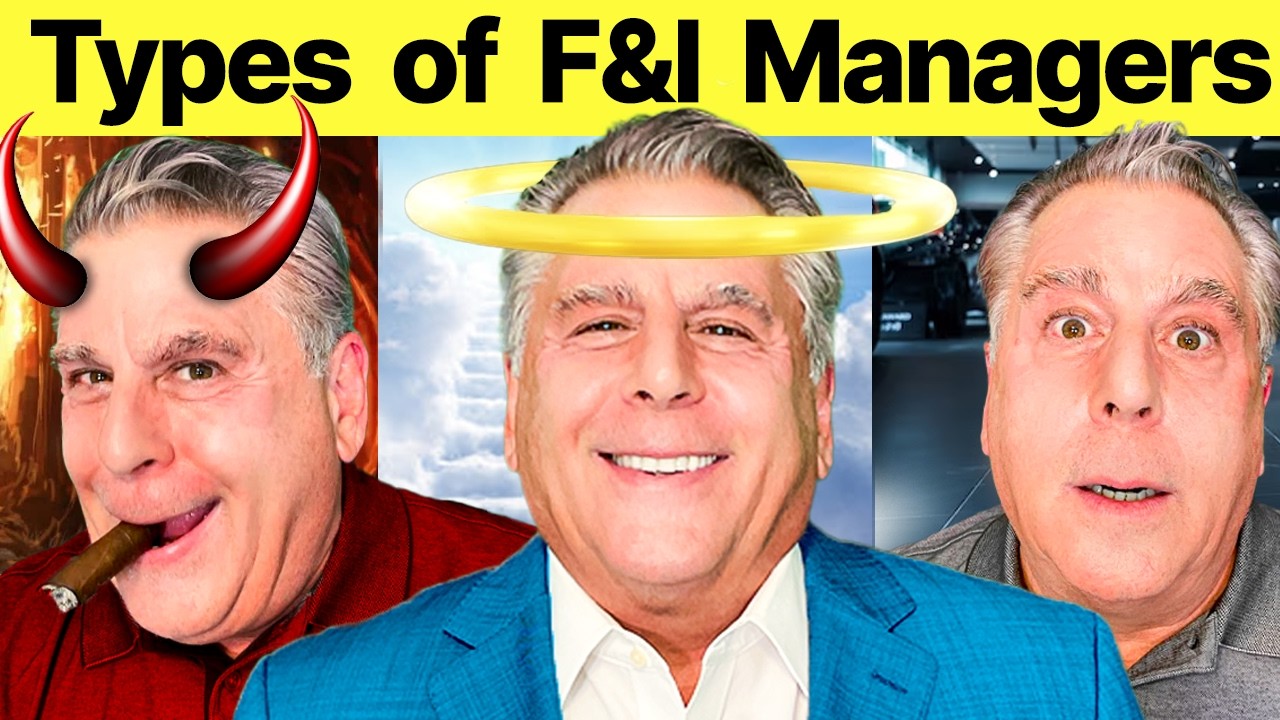 The 3 Types of F&I Managers... | Product Prep