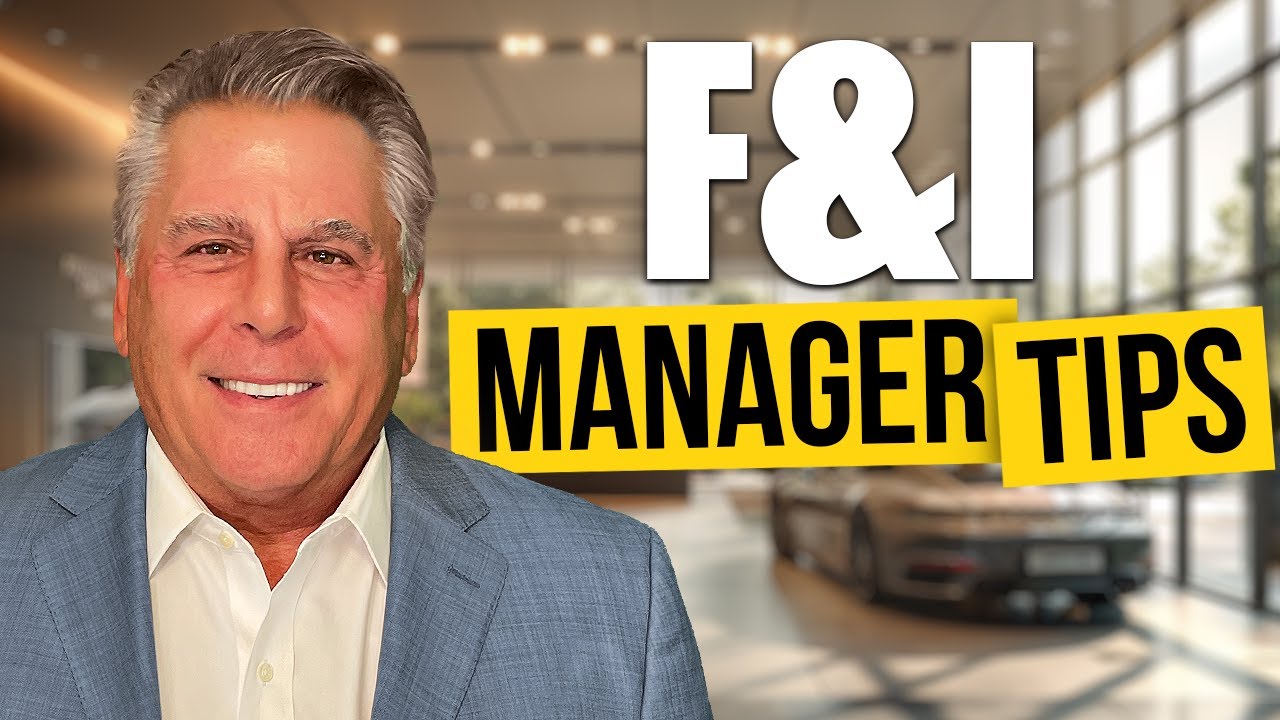 Free Training | The 6 Main Jobs Of A Top F&I Manager | Product Prep